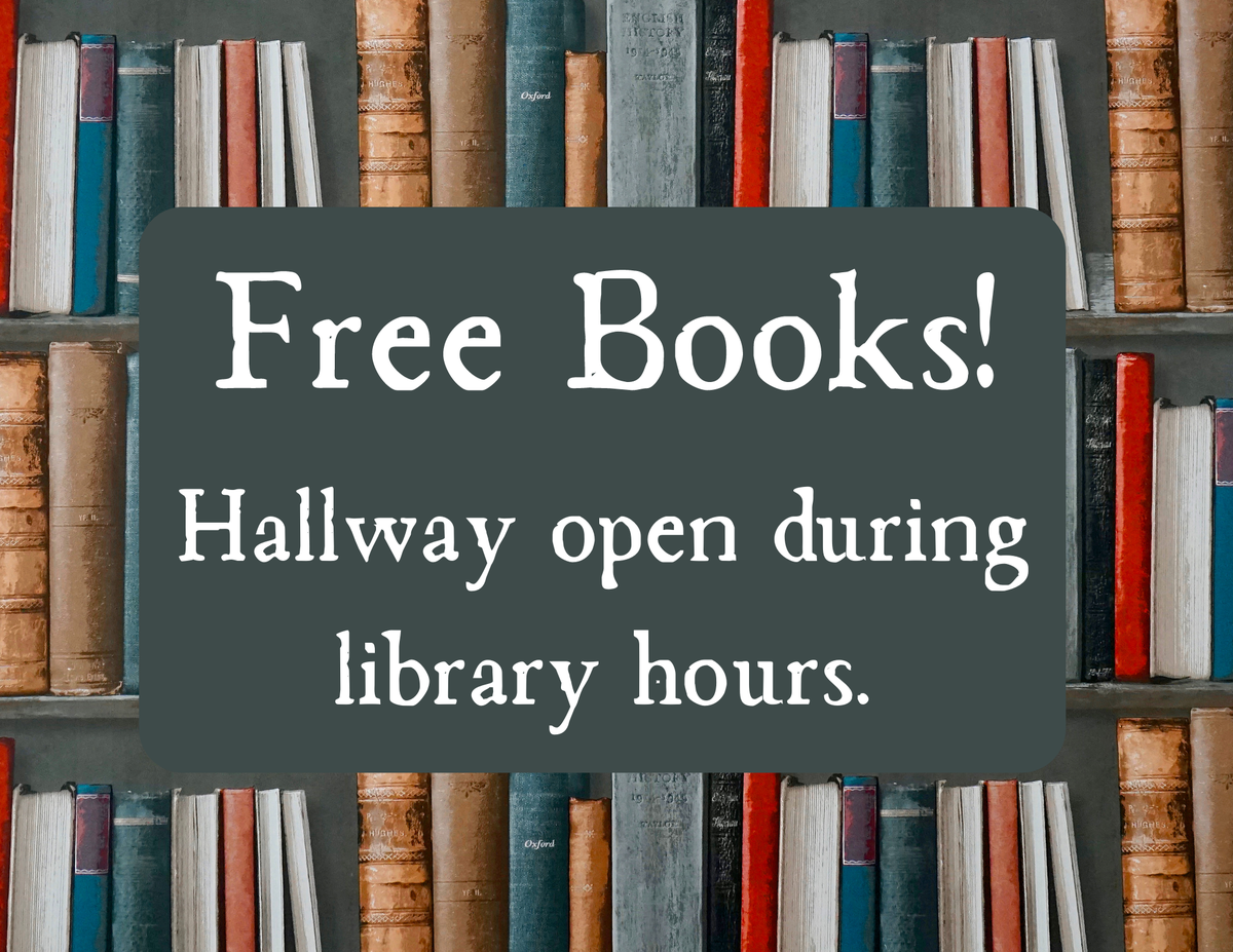 FREE Books! — Whitewright Public Library